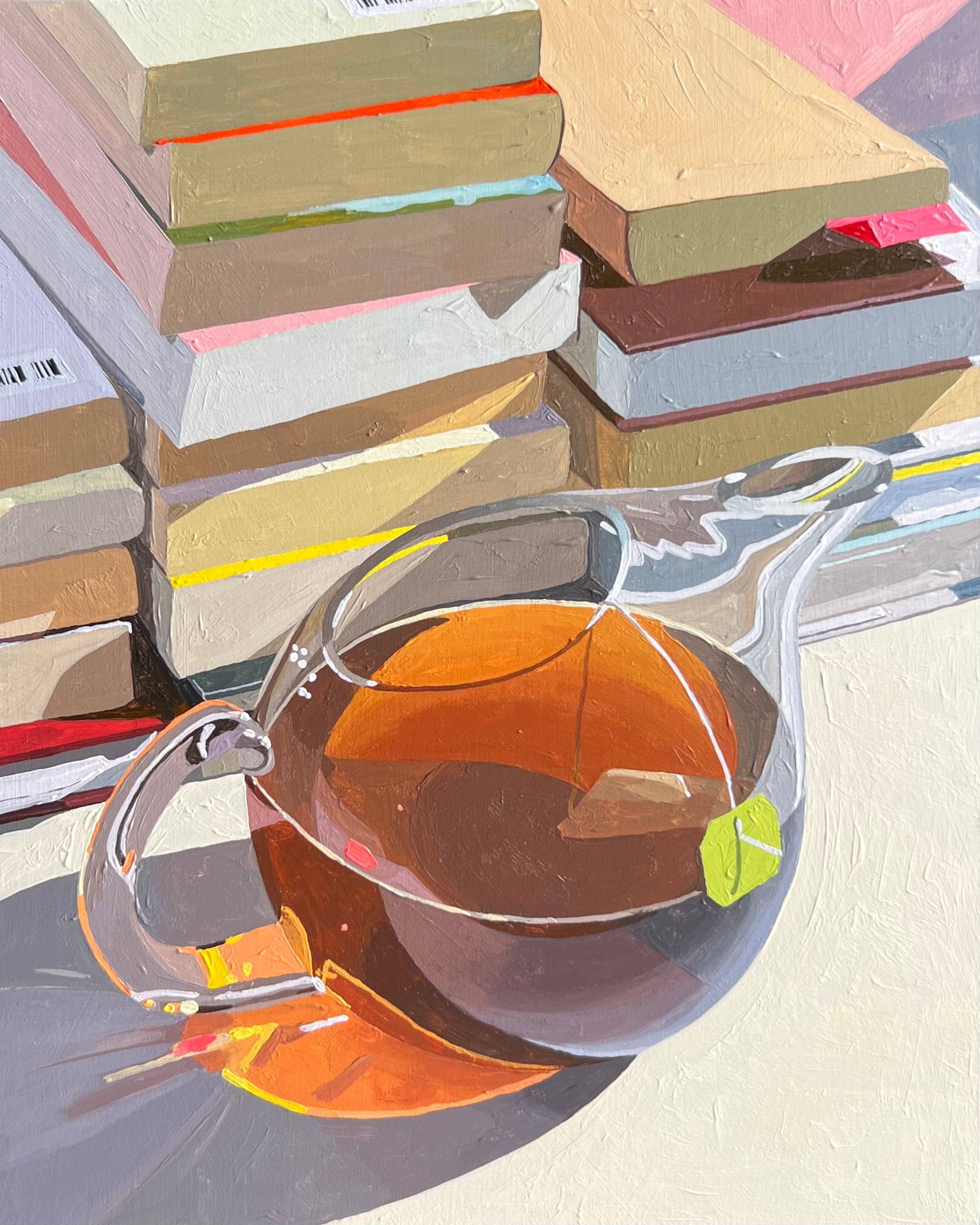 Tea and Books no. 2 – Leah Gardner Art