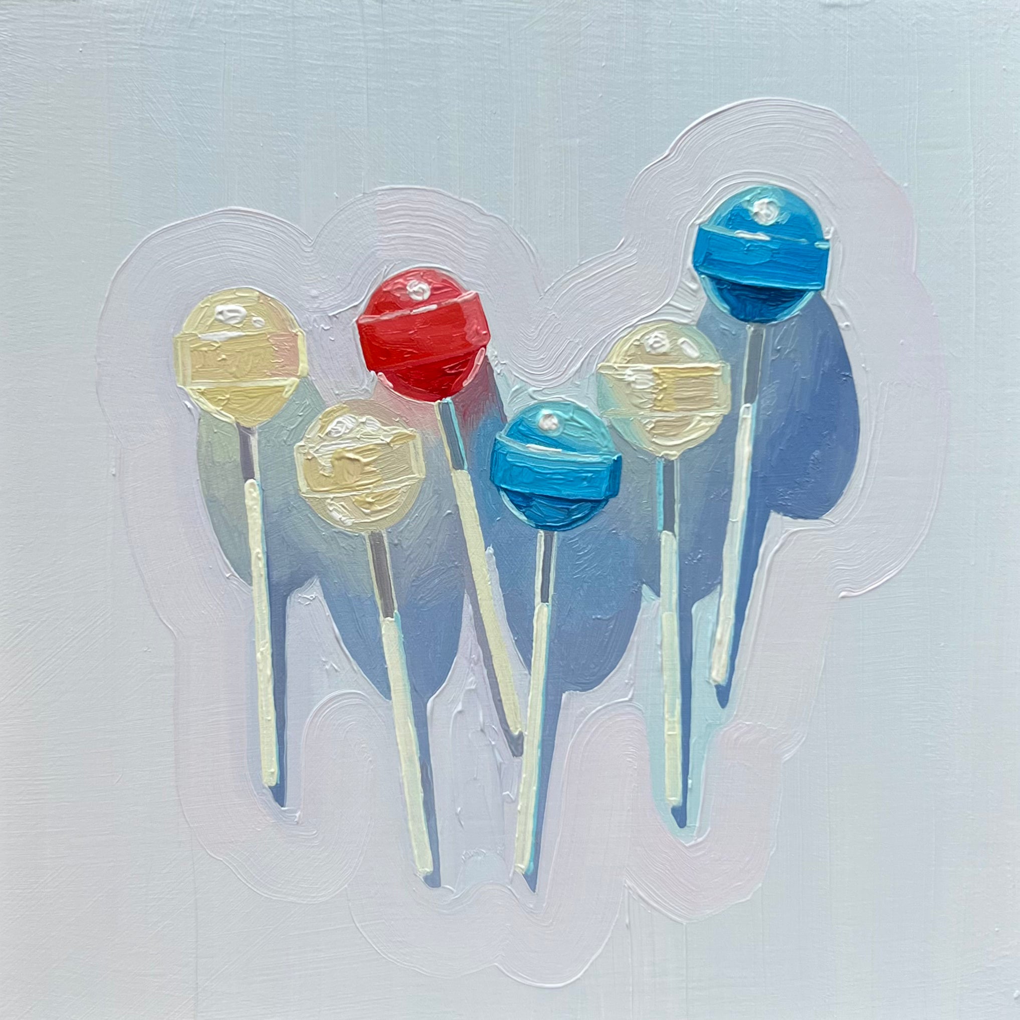 Blue Raspberry, Cream Soda and Strawberry Pops – Leah Gardner Art